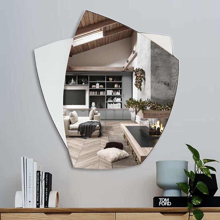Modern Abstract Wall Mirror | Yarbough Design