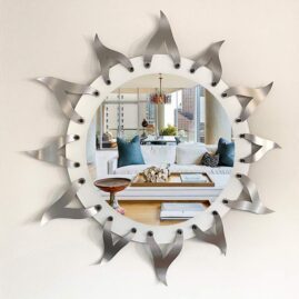 Sun Decorative Wall Mirror | Wall Art by Yarbough Design
