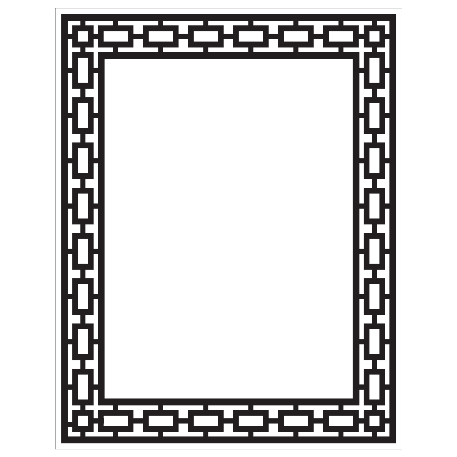 Wainscot Wall Mirror - Large Rectangular | Yarbough Design